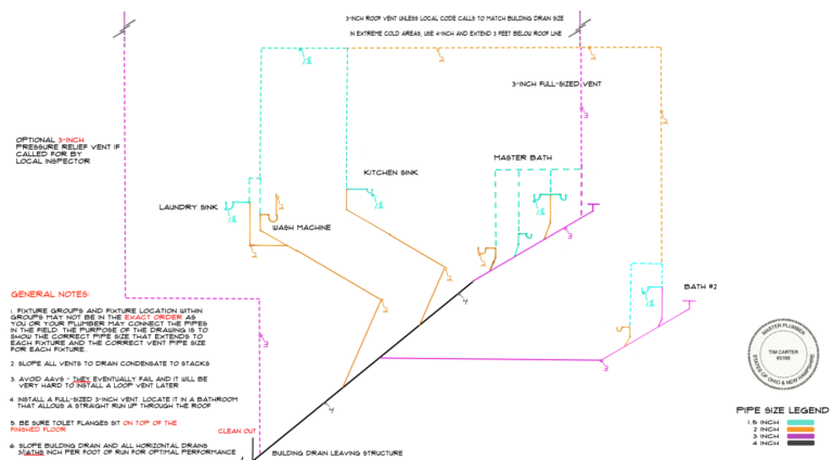 A Plumbing Isometric Saves Money - DrawPlumbingPlans.com